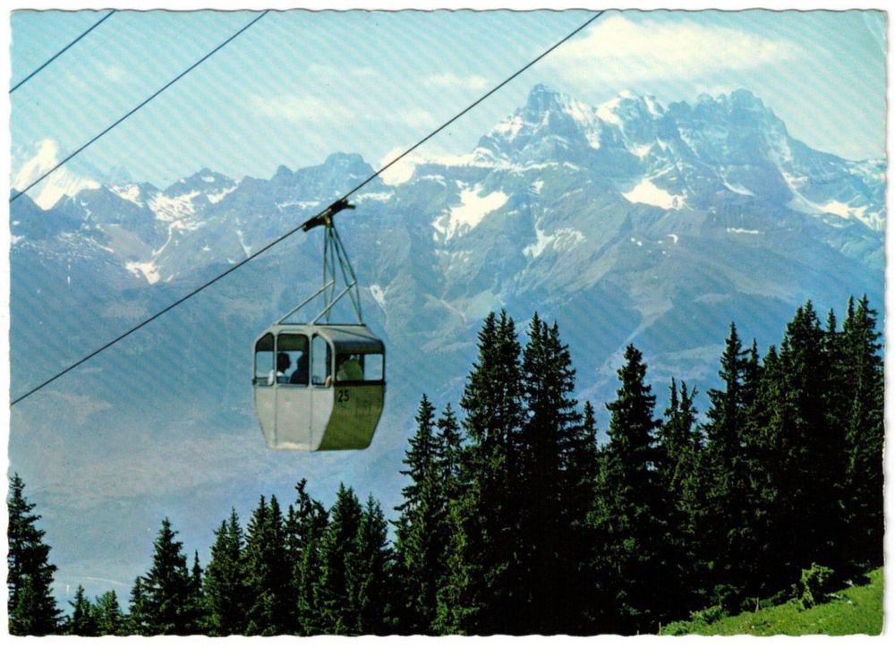 Leysin - Gondelbahn Berneuse mit Dents du Midi (Gebraucht) in Binningen für CHF 1.5 – mit ...