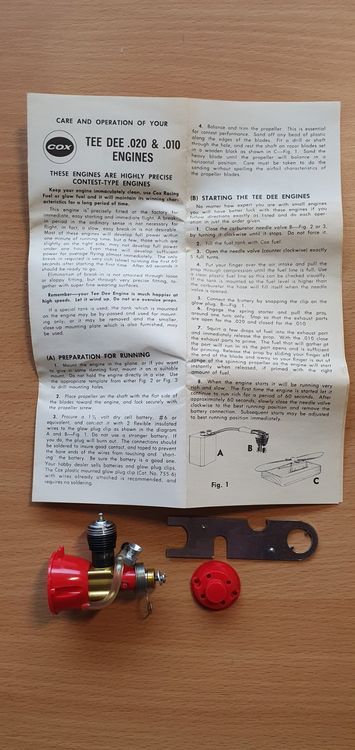 Modellmotor COX Tee-Dee .020 No. 160 (Neu (gemäss Beschreibung)) in Grosswangen für CHF 74 – mit ...