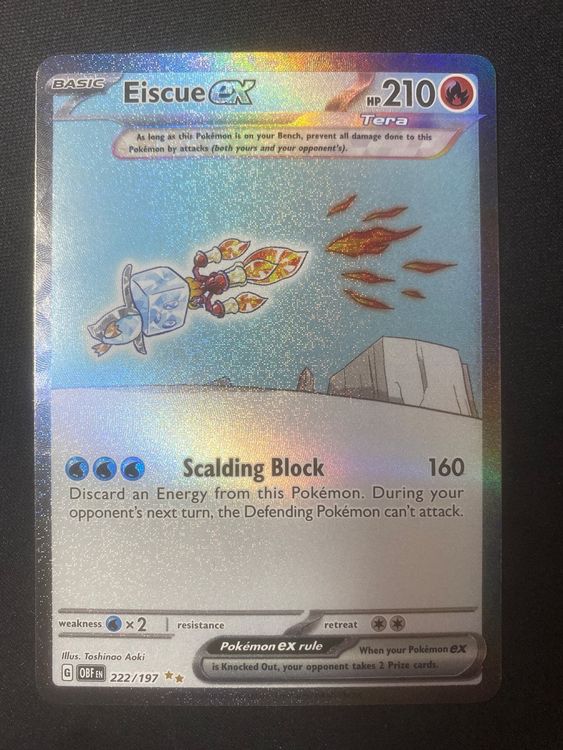 Eiscue ex 222 - Kubuin ex - Obsidian Flames - EN | Kaufen auf Ricardo