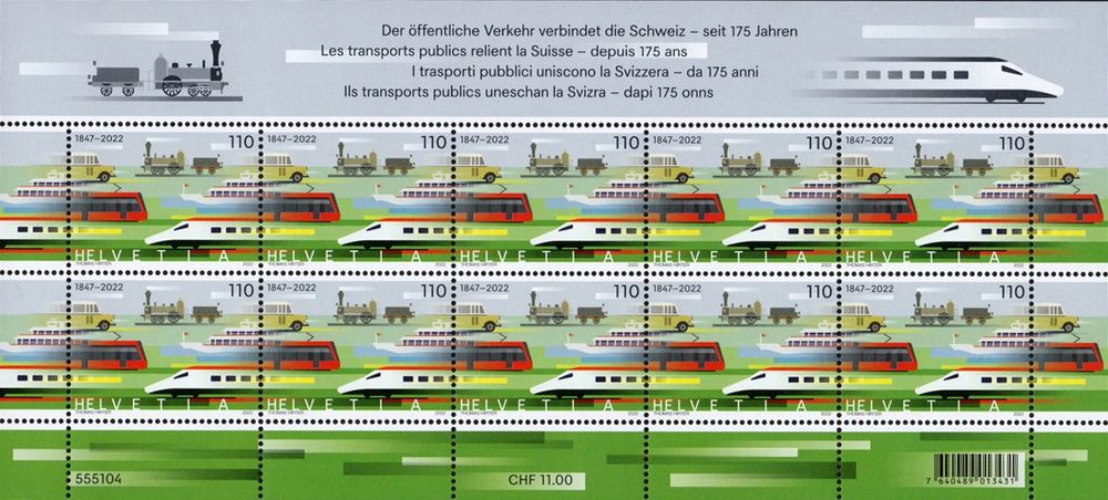 Bogen Öffentlicher Verkehr Jubiläum** (Neu (gemäss Beschreibung)) in Dottikon für CHF 13.5 – mit ...