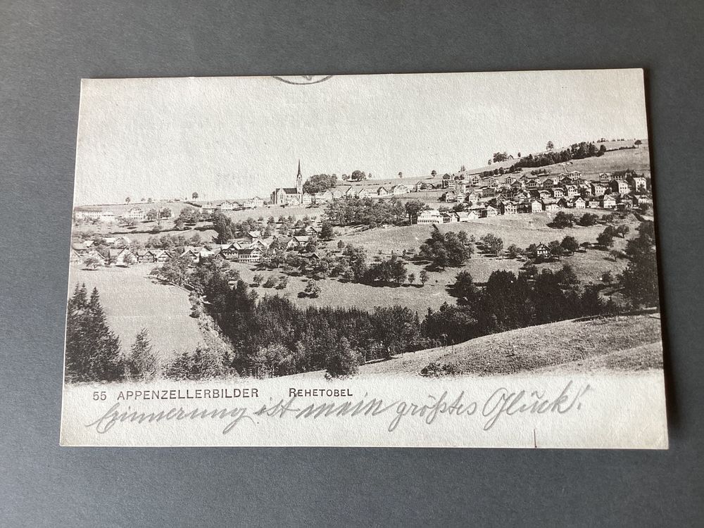 Rehetobel, gelaufen 1908 nach Uster (Gebraucht) in Rheineck für CHF 3 – mit Lieferung auf ...