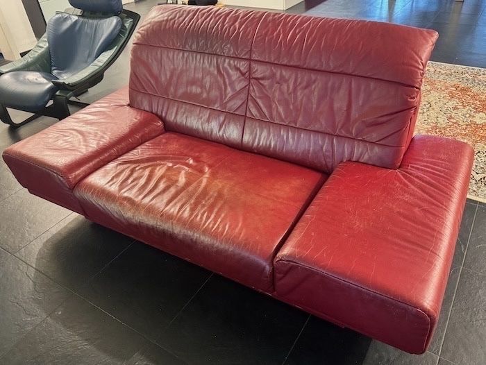 Rolf Benz Ledersofa 2er (Gebraucht) in Hünenberg für CHF 29 – nur Abholung auf Ricardo kaufen
