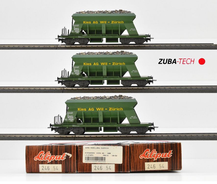 Liliput 3x Kieswagen der SBB H0 GS mit OVP (Gebraucht) in St. Gallen für CHF 37 – mit Lieferung ...