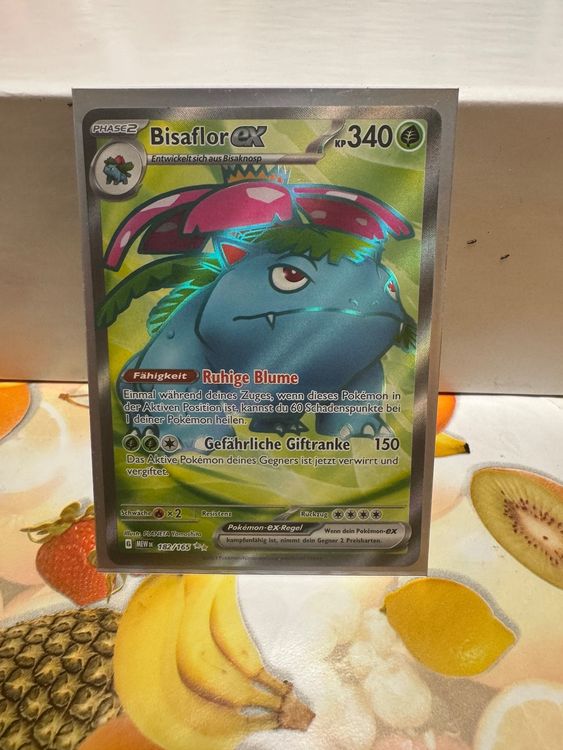 Bisaflor EX Full Art - 151 Pokémon | Kaufen auf Ricardo