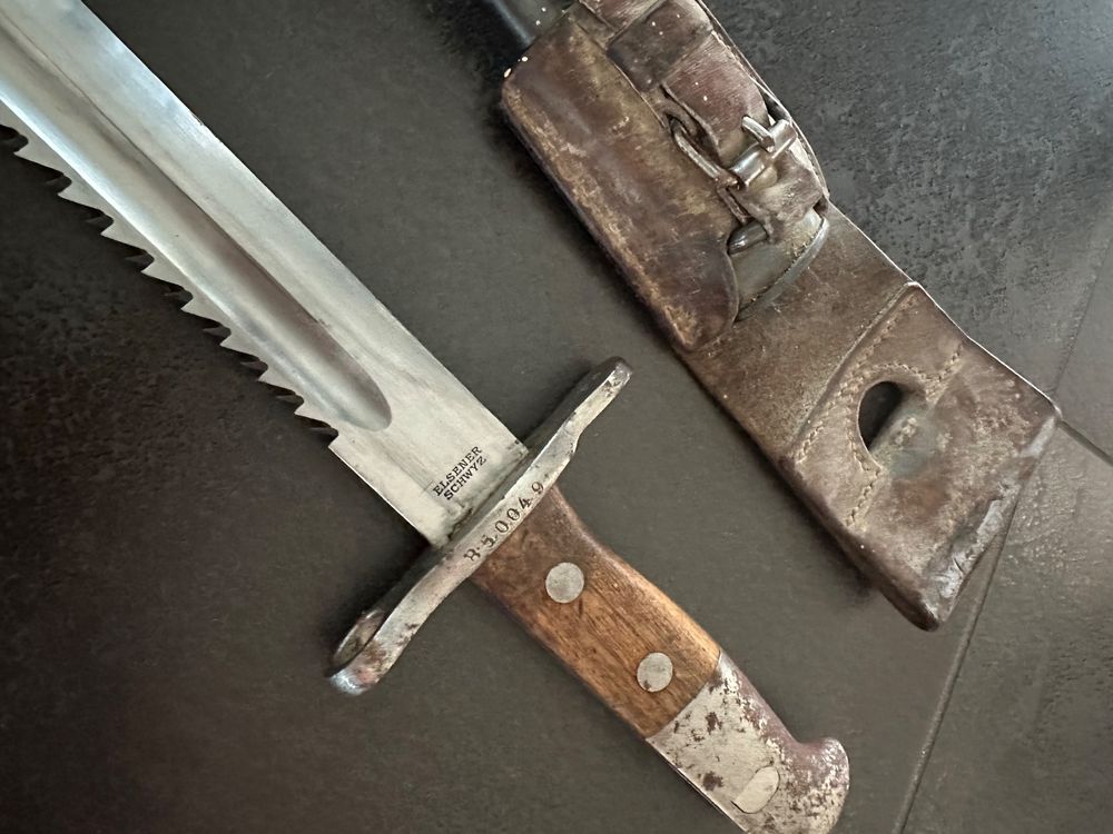 Schweizer Armee - Pionier-Bajonett M 1914, 64 cm | Kaufen auf Ricardo