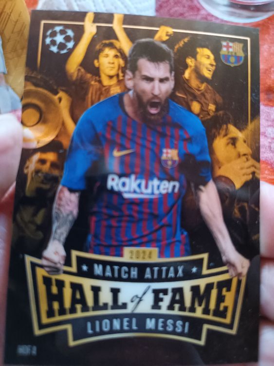 Lionel Messi Match Attax H.O.F. Chrome Card 2024 New (Neu (gemäss ...