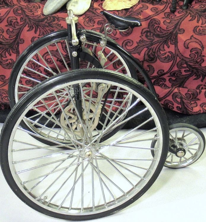 Miniatur Otto Dicycle 1881, 1:10 Druckguss Metallreplikmod. (Gebraucht ...
