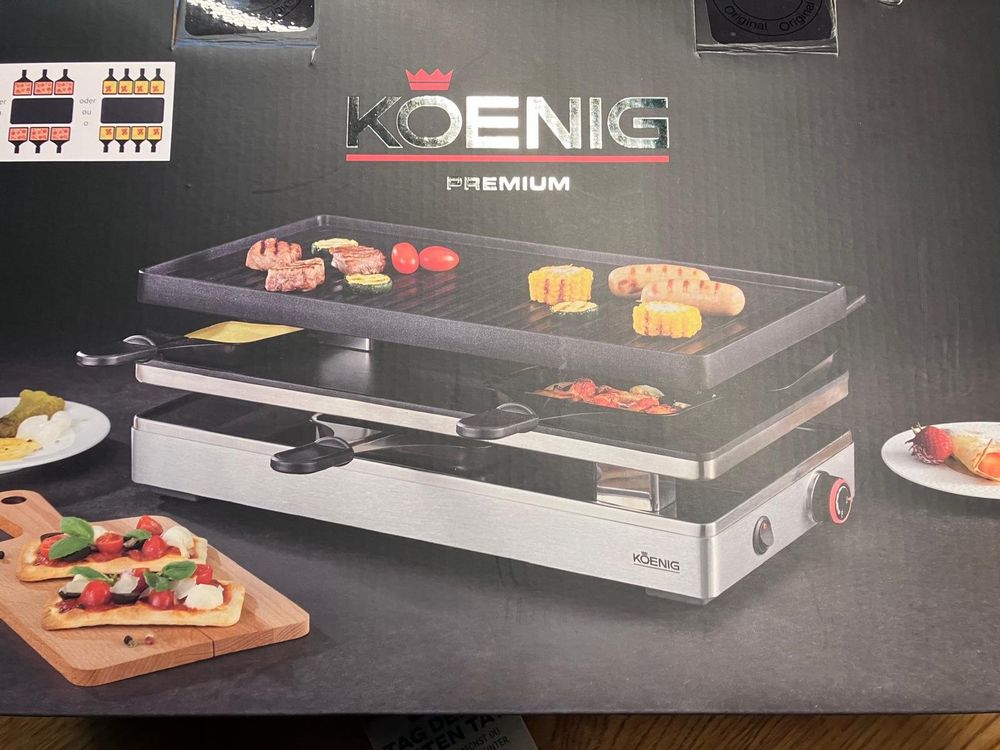 KOENIG Pizza-/Raclette-Ofen/Grill (4 in1) NEU und OVP | Kaufen auf Ricardo