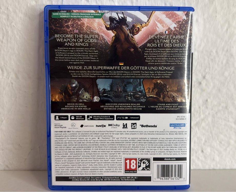 Doom The Dark Ages - PS5 - Perfect Condition! 🔥🎮💥 (Gebraucht) in ...