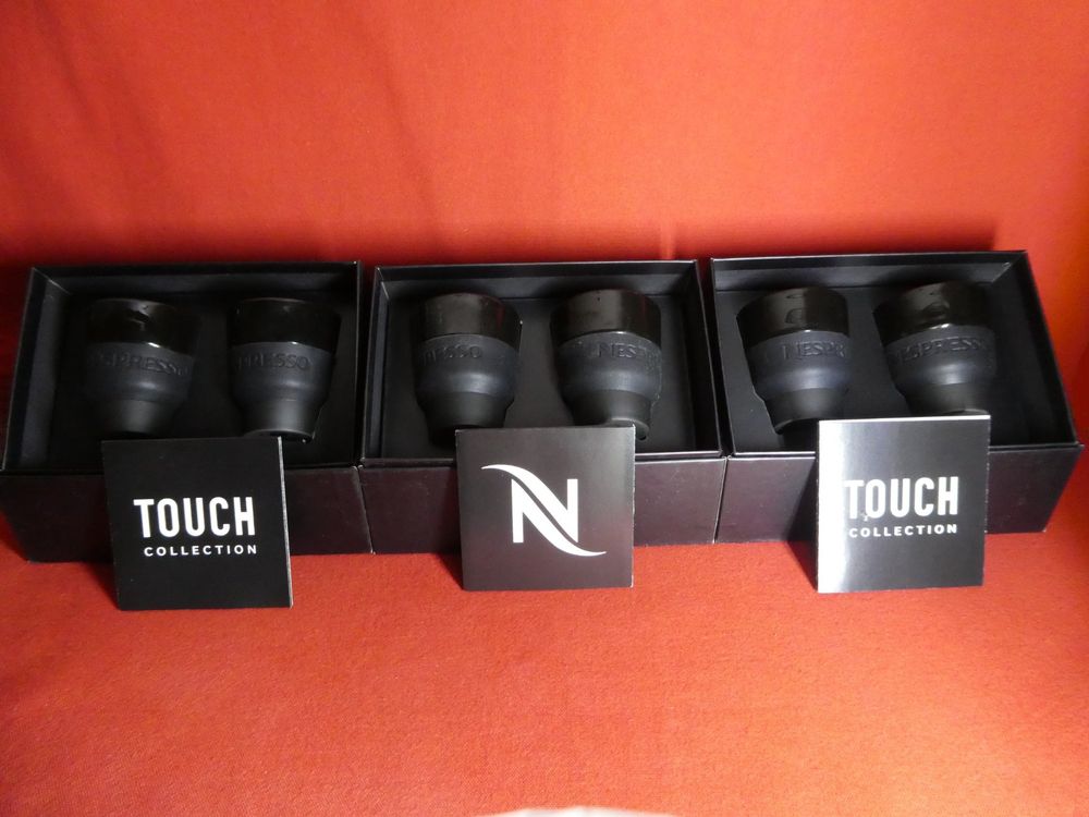 NESPRESSO 6 CUPS Touch Collection Black Espress by Geckeler (Neu und ...