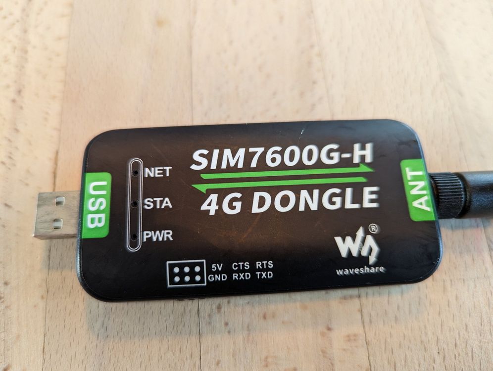 WaveShare SIM7600G-H 4G - USB Dongle für Raspberry PI o.ä. (Gebraucht ...