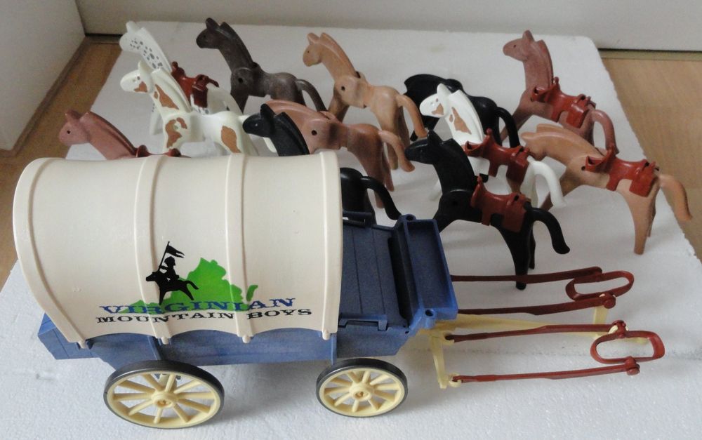 Playmobil Planwagen mit vielen Pferden (Gebraucht) in Gossau SG für CHF 20 – mit Lieferung auf ...