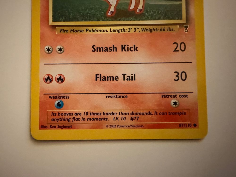 Ponyta 87/110 Legendary Collection Pokémon WOTC 2002 (Gebraucht) in ...