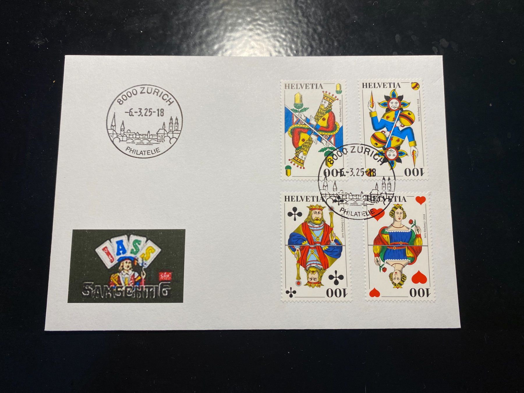 2025 / Samschtig Jass / Nr: 138 - 141 / FDC Illustr. Selten (Neu und ...