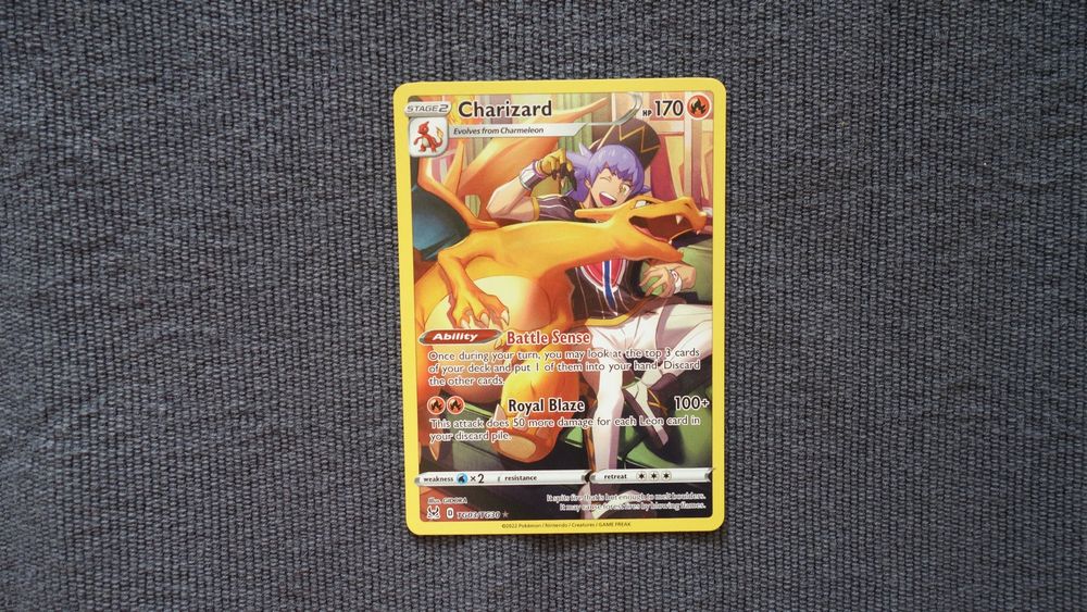 Charizard Full Art Trainer Gallery Lost Origin (EN) (Gebraucht) in ...
