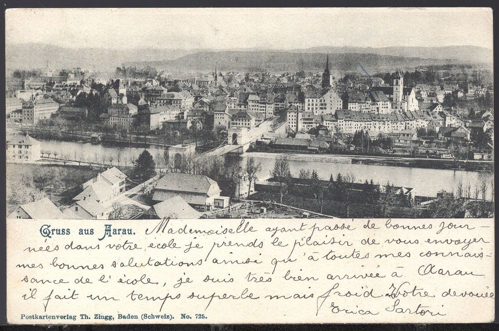 Gruss aus Aarau 1902 Rasierklingenstempel (Gebraucht) in Aarau für CHF 6 – mit Lieferung auf ...