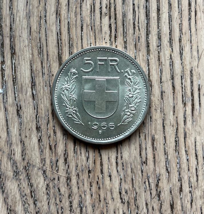 5 Franken Silber 1966 | Kaufen auf Ricardo