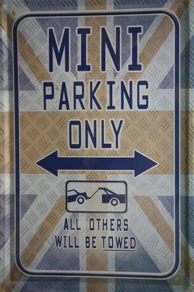 Blechschild-MINI PARKING ONLY-ALL OTHERS | Kaufen auf Ricardo