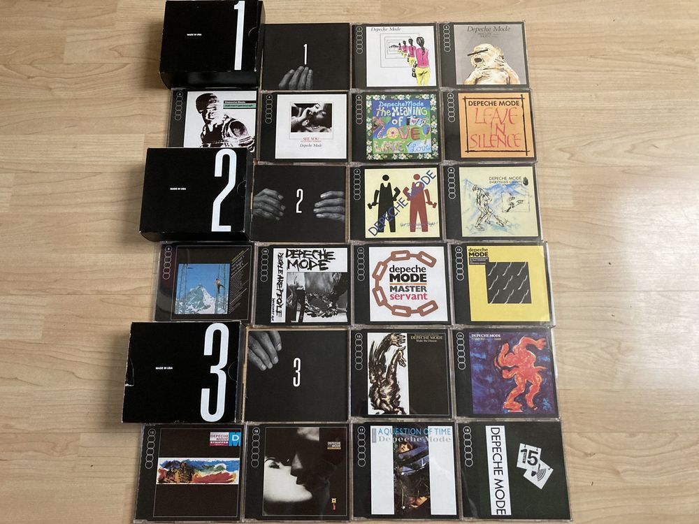 Depeche Mode - Singles Box Set 1-3 (USA) 18x Maxi-CD's (Gebraucht) in ...