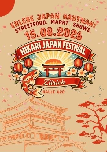 Hikari Japan Festival Zürich 15.08.2026 Tickets 2x (Neu und ...