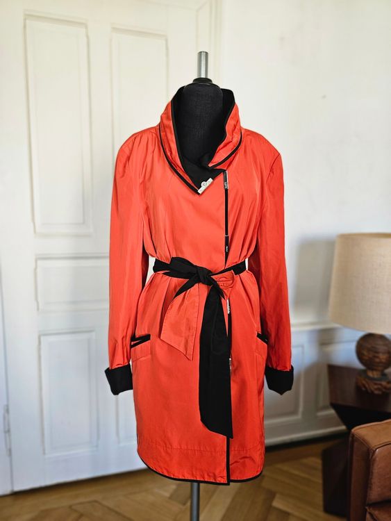 Eleganter Mantel Übergangsjacke Trenchcoat Baronia Gr. L (Gebraucht) in ...