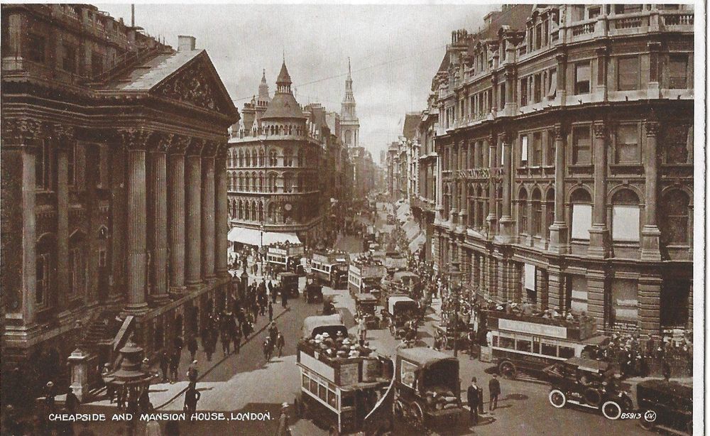 UK, England, London, Cheapside and Mansion House, 1928 | Kaufen auf Ricardo