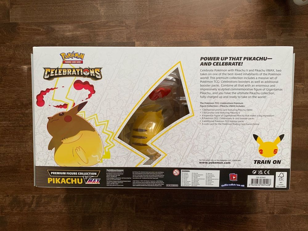 Pokemon Pikachu Figure Collection Celebrations (Neu und ...