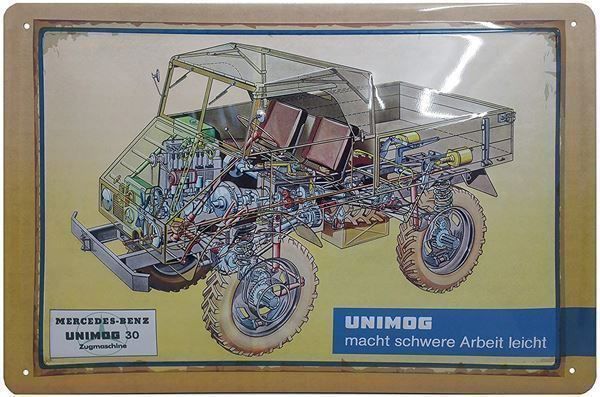 Blechschild 3D-MERCEDES-BENZ UNIMOG 30 (Neu und originalverpackt) in Rupperswil für CHF 9.95 ...