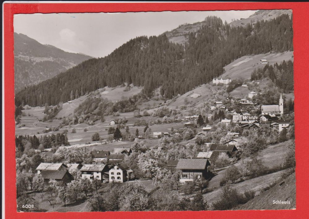 Schleuis Schluein GR - alte Ansichtkarte um 1953 (Gebraucht) in Vitznau ...