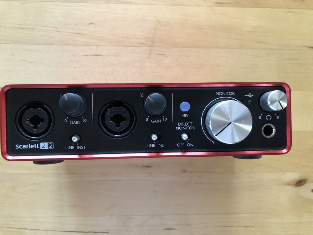 Focusrite Scarlett 2i/2 (Gebraucht) in st.gallen für CHF 59 – mit ...