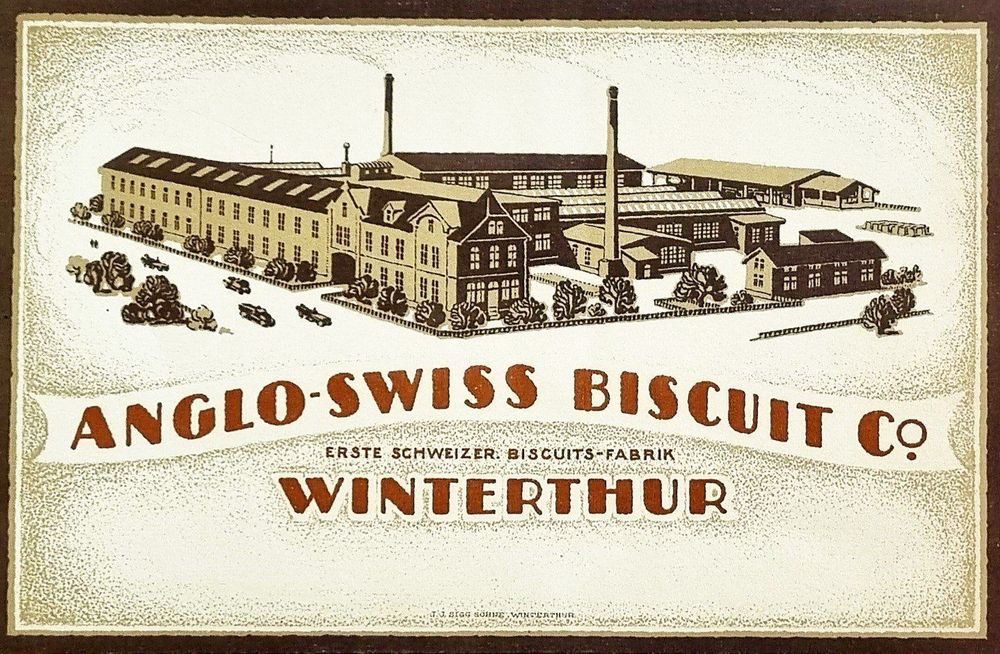 Winterthur - Anglo-Swiss - erste Schweizer Bisquit Fabrik (Gebraucht ...