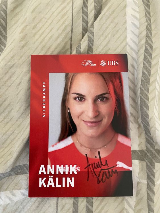 Autogramm Annik Kälin | Kaufen auf Ricardo