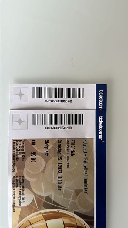 2x Polyball 2023 beim ETH Eingang heute Abend bezahlen (Neu und ...