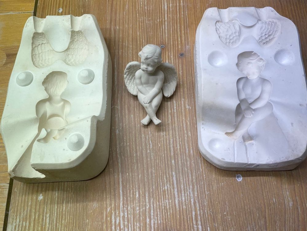 Keramik Gips Giessformen Engel Sonne Bär Scioto & Hartenfels (Gebraucht ...