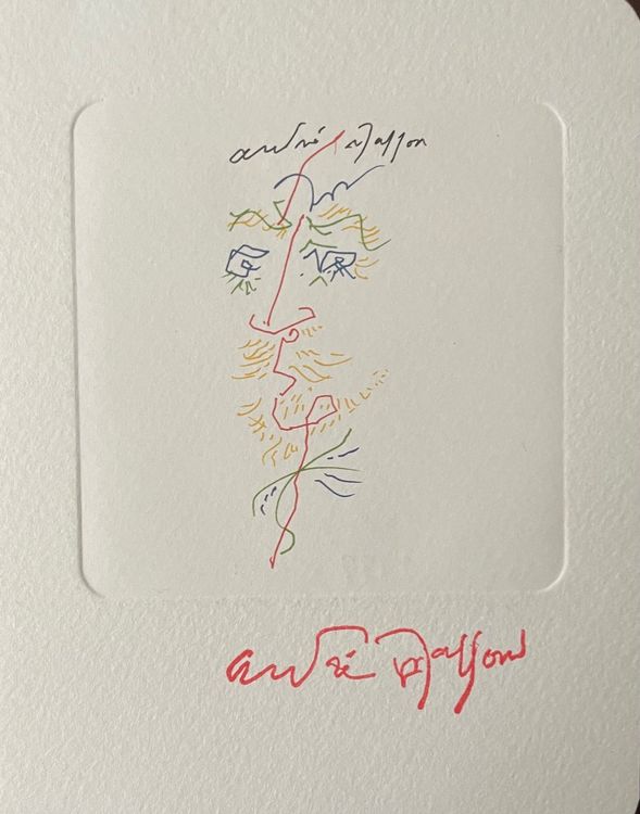 TopArt ab 25.- MASSON ANDRE Selbstportrait - stempelsigniert (Gebraucht) in Bern für CHF 25 ...