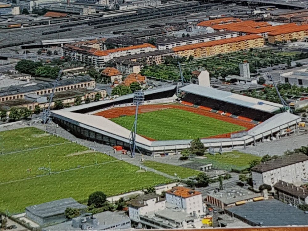 Stadion Letzigrund / FCZ / Zürich Ansichtskarte / Postkarte (Gebraucht ...