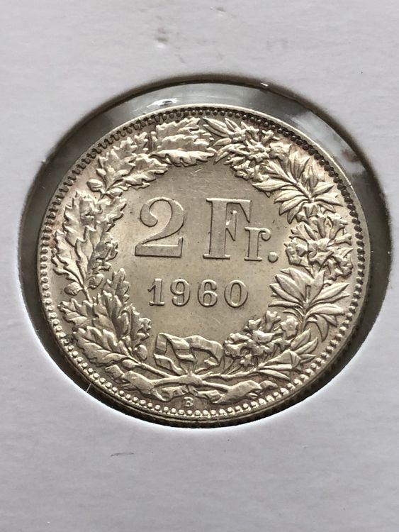 2 Fr. 1960 vorz. | Kaufen auf Ricardo