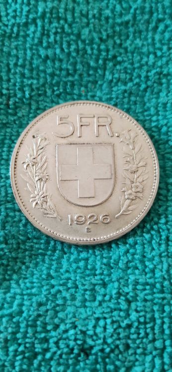 5fr.silber 1926 (Gebraucht) in minusio für CHF 170 – mit Lieferung auf Ricardo kaufen