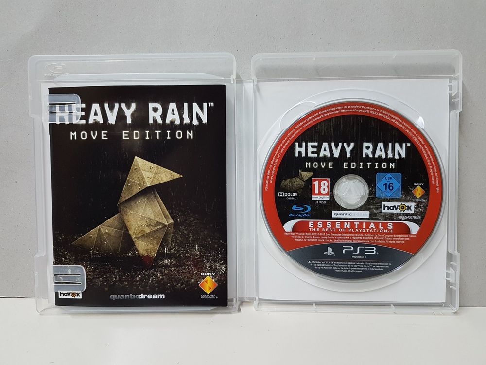 Heavy Rain Move Edition finden Sie den Orgami-Killer PS3 (Gebraucht) in Schüpfheim für CHF 9.8 ...