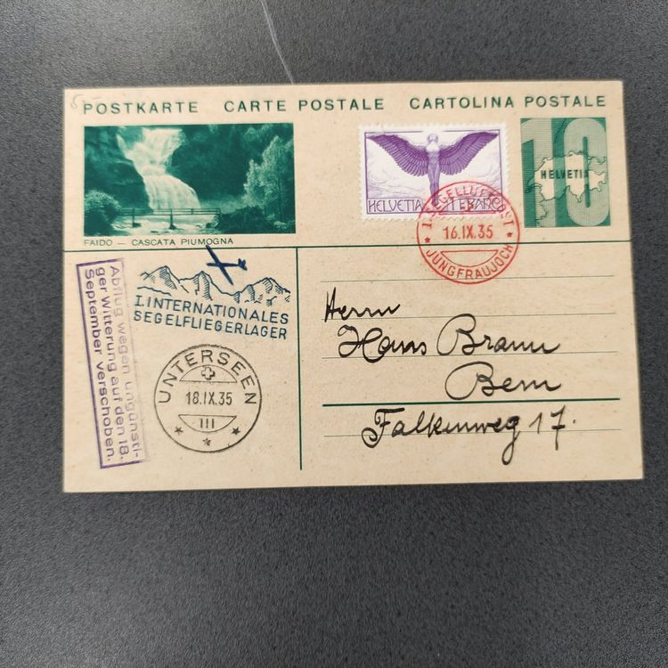 6 alte Postkarten versch. Jahre 1935, 1936, 1937 Nr. 1 | Kaufen auf Ricardo