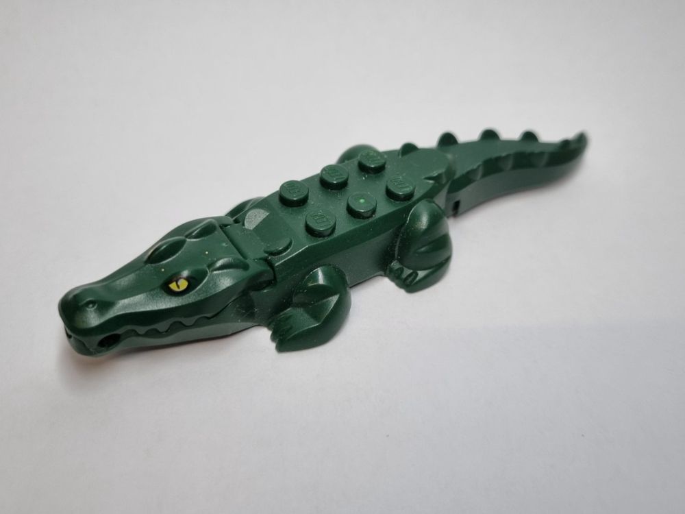 LEGO 18904c01pb01 Dark Green Alligator / Crocodile | Kaufen auf Ricardo