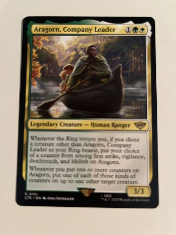 1 x Aragorn, Company Leader - Magic: The Gathering - MtG (Gebraucht) in ...