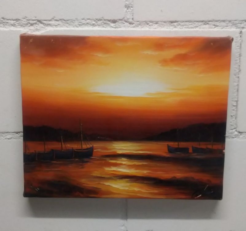 Bild Sonnenuntergang Meer (Gebraucht) in hombrechtikon für CHF 6 – mit Lieferung auf Ricardo kaufen