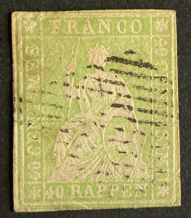 1855, Strubel 26B2 (26C) geprüft ABT, SBK 140 Fr. | Acheter sur Ricardo