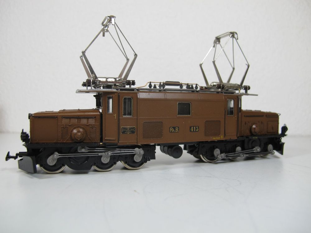 BEMO H0m: 1255 Lokomotive Ge 6/6 Rhätische Bahn (Neu (gemäss ...