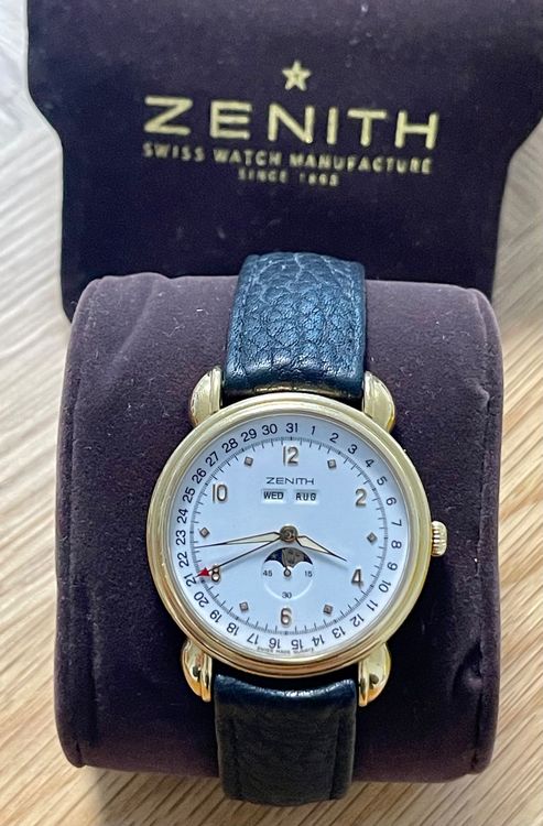 ZENITH Mondphase Vintage Vollkalender mega selten (Gebraucht) in ...