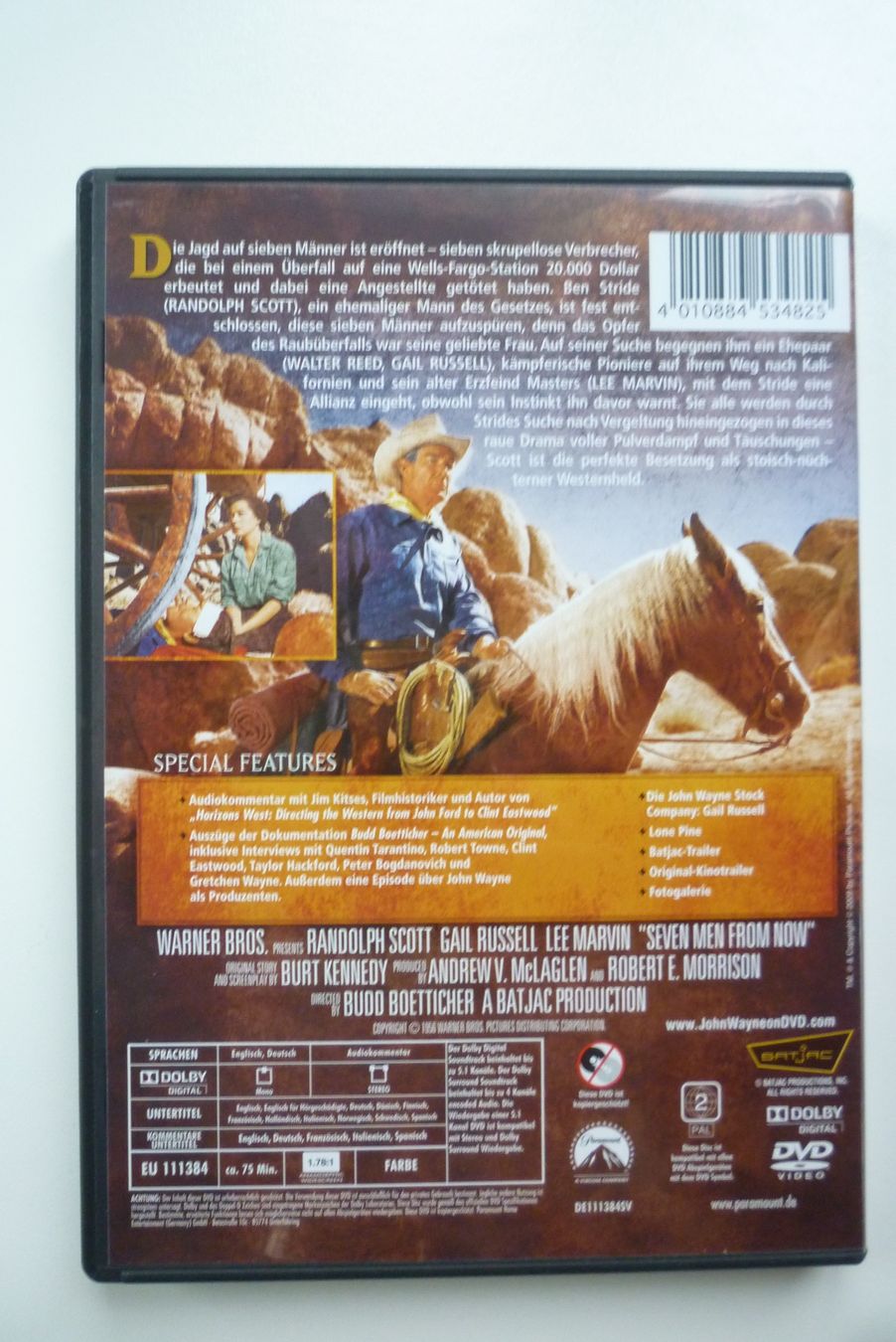 Der Siebente ist dran - Klassiker 1956 - Lee Marvin, Scott (Gebraucht ...