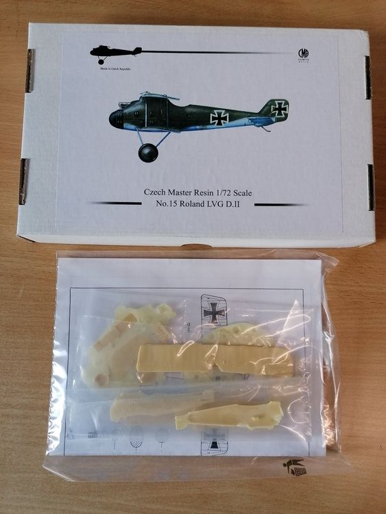1/72 Roland LVG D.II Czech Master Resin CMR 15 (Neuf avec emballage d ...