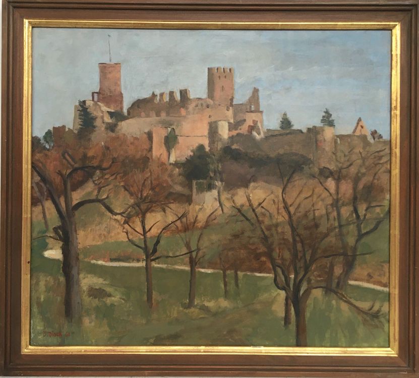 Burg Gemälde von J. Disch (Gebraucht) in Root für CHF 25 – mit ...