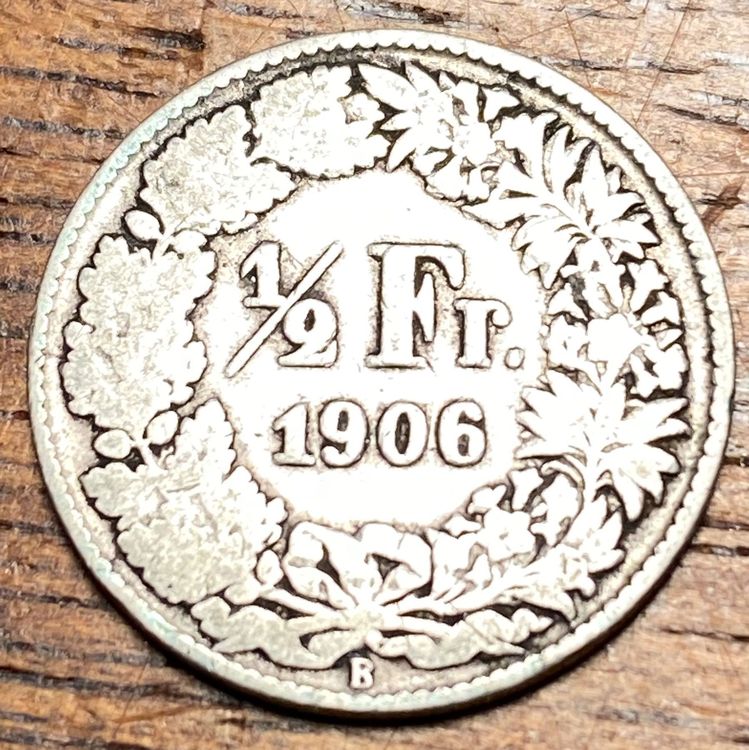 Schweizer Münze 50 Rappen 1900 bis 1916 (Gebraucht) in Zäziwil für CHF ...